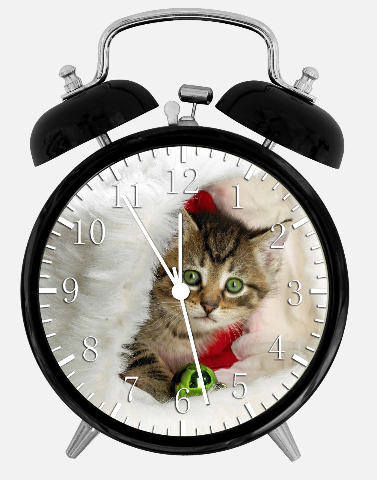 Cute Kitten Cat Alarm Desk Clock 3.75" Home or Office Decor W334 Nice ...