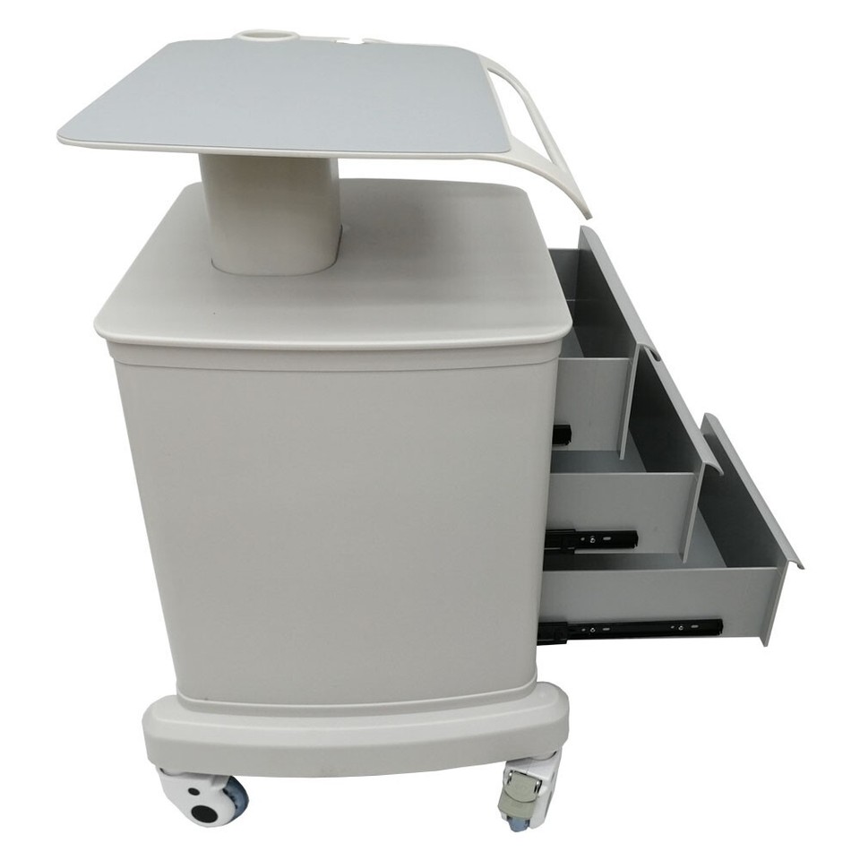 3 Drawers Mobile Ultrasound Cart, Portable Ultrasound Imaging Scanner ...