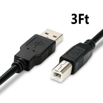 3Ft USB Cable for WD Western Digital WD1200B015-RNN 3405U Hard Drive ...