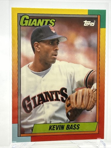 1990 Topps Traded TIFFANY Kevin Bass Baseball Card #7T Mint FREE ...