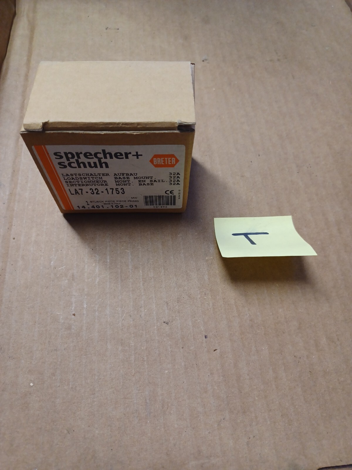 BRETER LA7-32-1753 Disconnect Switch 3-pole 32A 600Vac | eBay