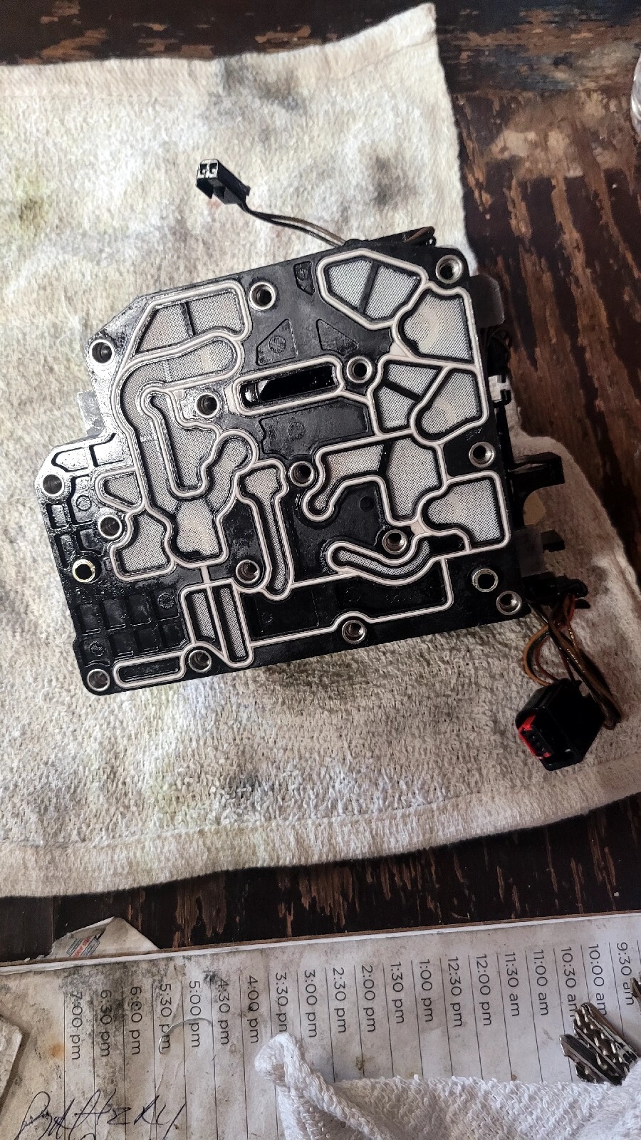 62TE TRANSMISSION VALVE BODY WITH SOLENOID 2007-UP DODGE CHRYSLER ...