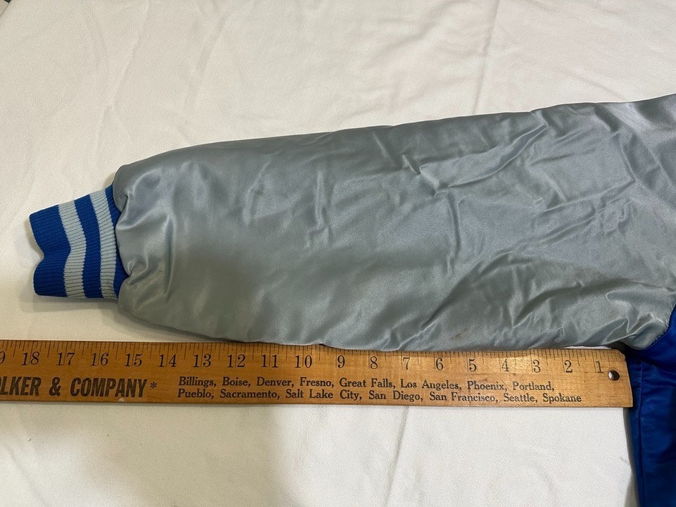 Vintage DeLong Jacket Windbreaker M Construction Company Georgetown TX ...