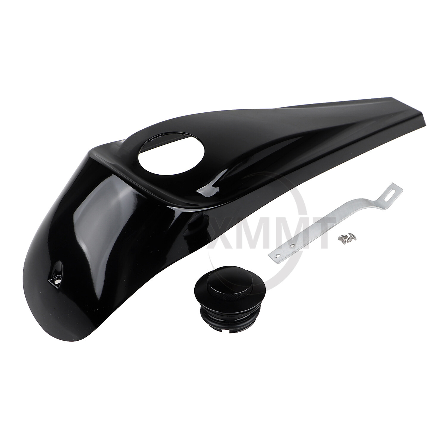 Black Dash Fuel Console Gas Tank Cap Cover For Harley Street Tri Glide ...