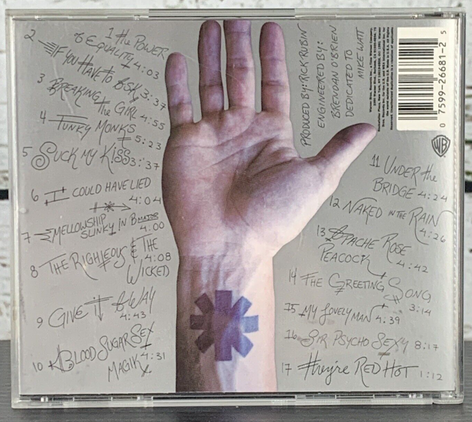 Red Hot Chili Peppers – Blood Sugar Sex Magik (CD, 1991) Album Music ...