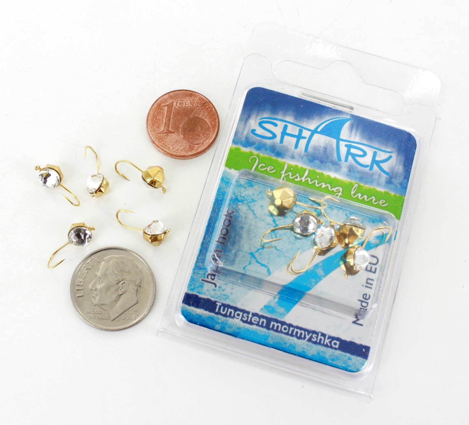 Tungsten Ice Fishing Jigs - Marmooska Winter Fishing Jig Heads (Hook ...