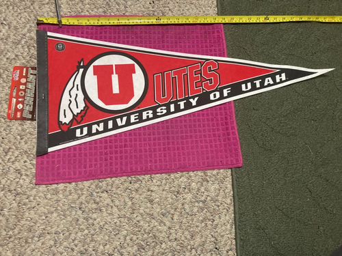 NCAA University of Utah Utes SOUVENIR Pennant Flag Banner - FAST ...