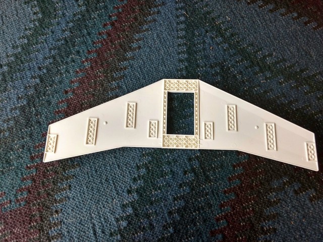 Set of 3 LEGO 54093 Light Gray White Jet Airplane Wing Plate 20x56 for ...