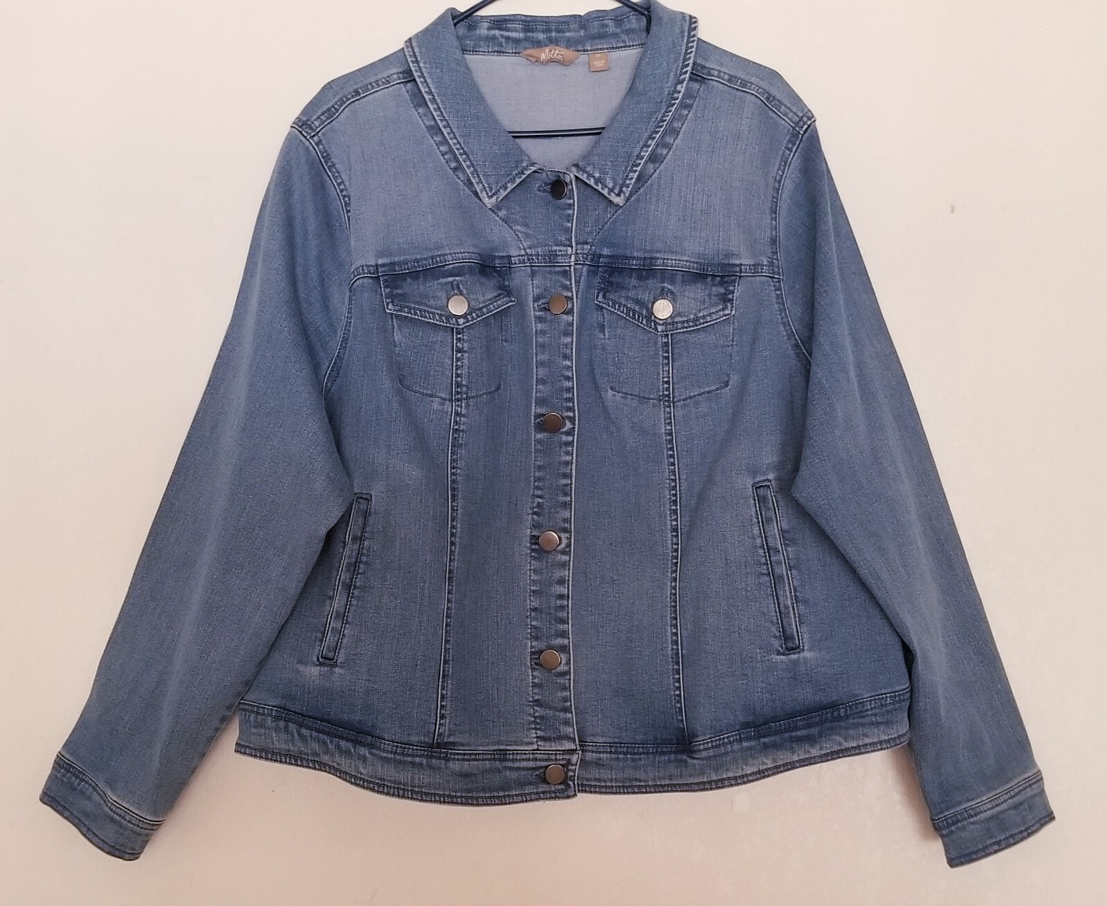 Motto Womens Light Denim Blue Jean Jacket Size 3XL | eBay