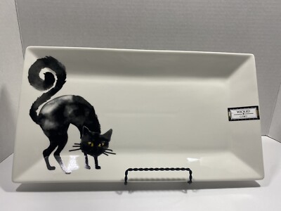 Ciroa Wicked Halloween Cat Serving Tray | eBay