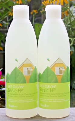 (2) Shaklee Get Clean Basic H2 Biodegradable All Purpose Cleaner, 16 fl ...
