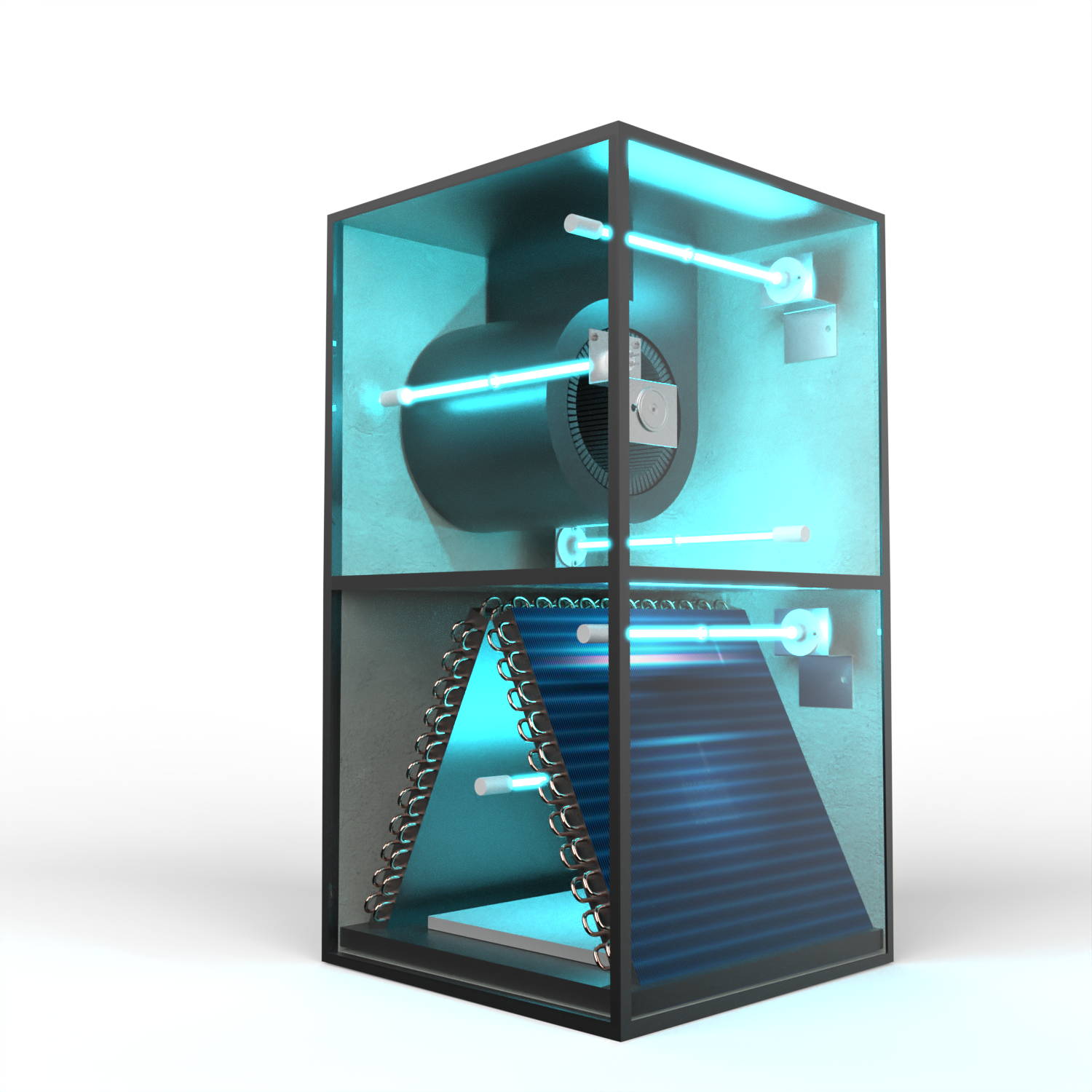 24V AC/DC UV LIGHT AIR PURIFIER FOR AC HVAC COIL 14″ UV BULB -Breathe ...