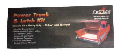 AUTOLOC power trunk & latch kit pt1000/pt1500 release kit heavy duty | eBay