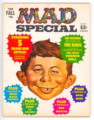 MAD SPECIAL #1 F/VF, Bonus Intact: Voodoo Doll, EC Magazine 1970 | eBay