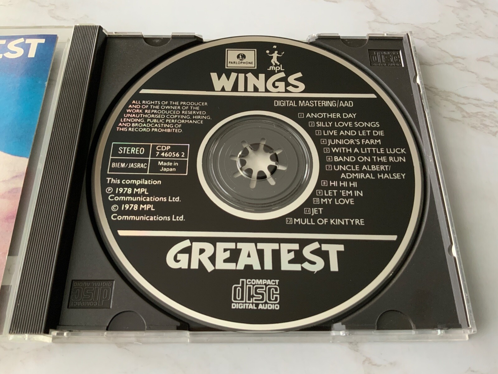 Paul McCartney & Wings Greatest CD TARGET ERA! JAPAN Capitol CDP ...