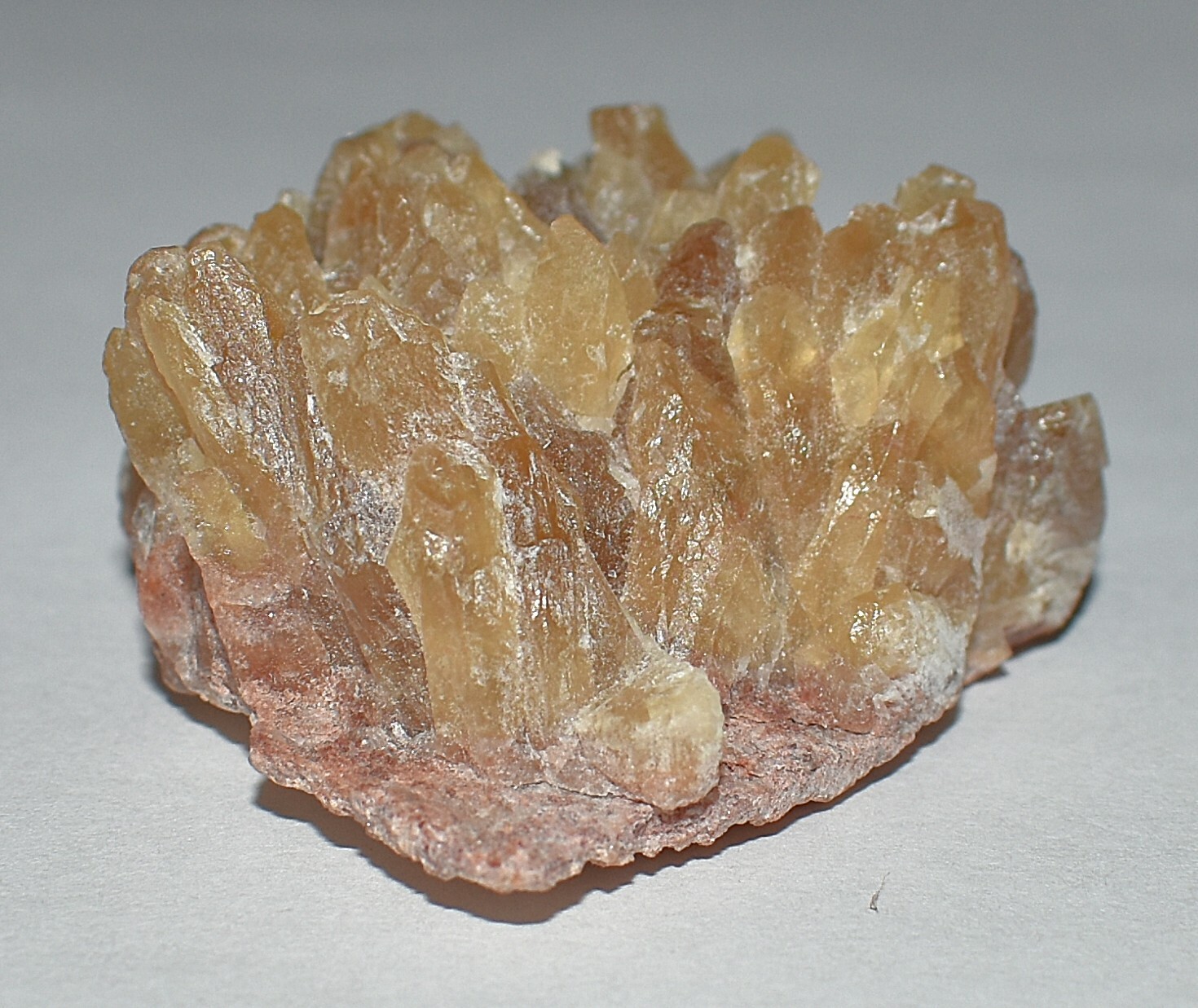 Crystal Cluster Dog Tooth Peach-Gold Calcite North Carolina | eBay
