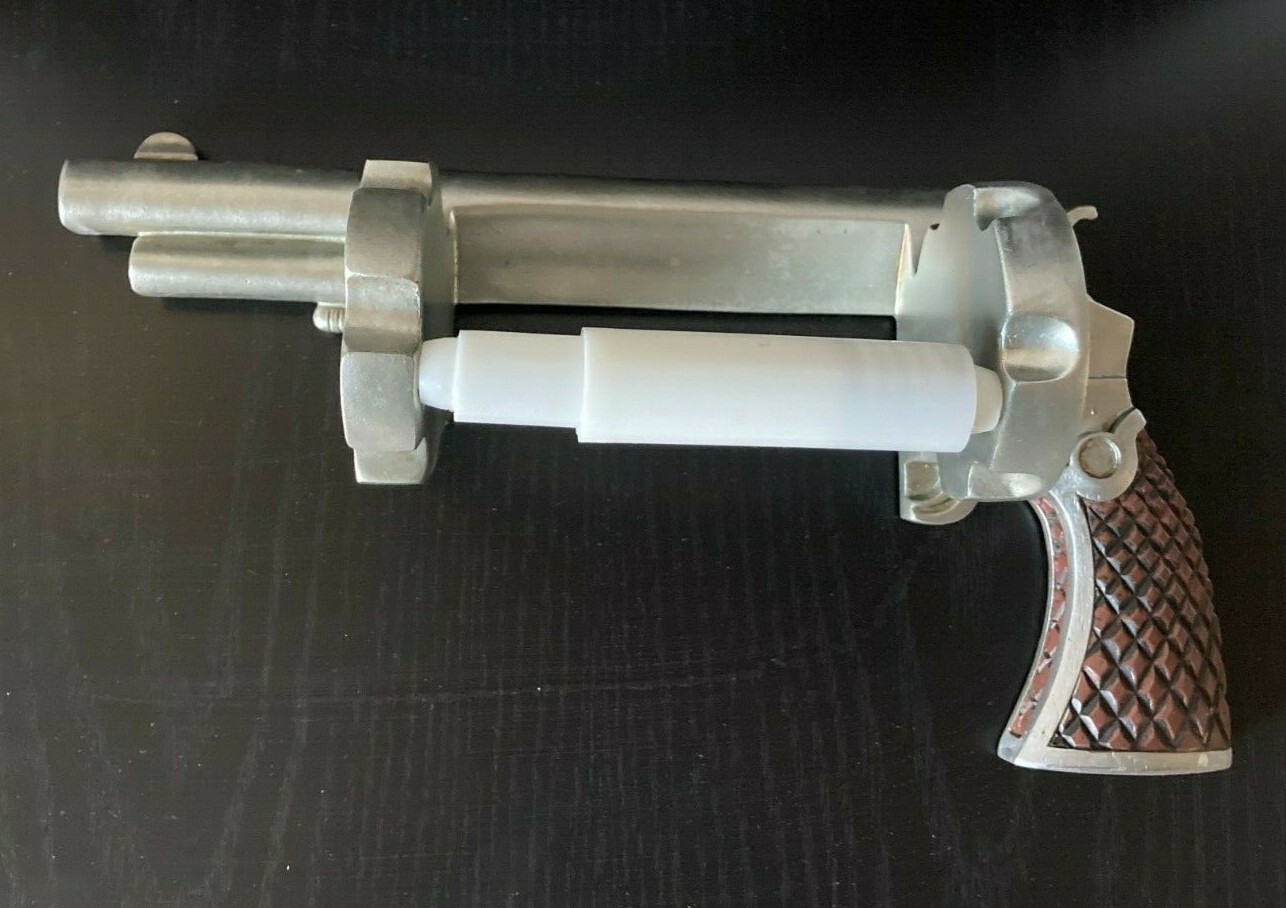 Revolving Gun Toilet Paper Holder | eBay