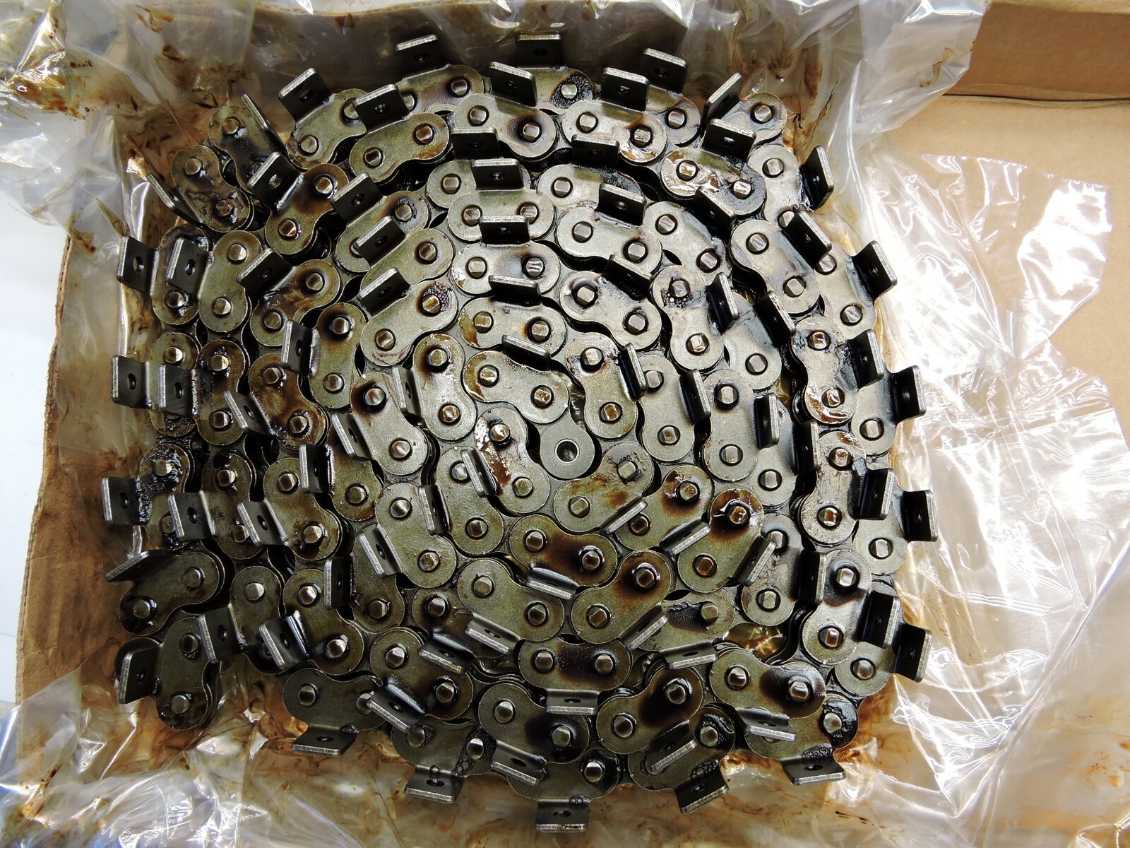 New Diamond Roller Chain 60 B1 RIV CH 160P 60 Single Pitch Bent 1 Side ...
