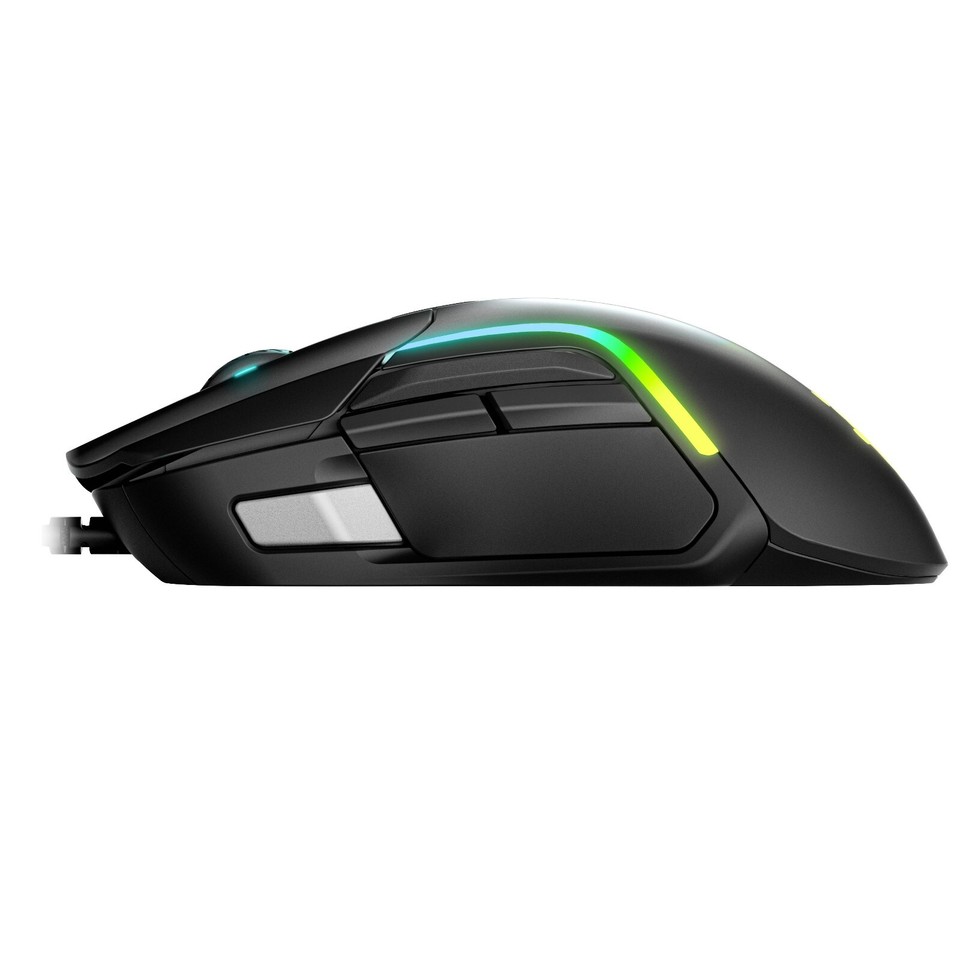 Steelseries Rival 5 Wired 9 Button Gaming Mouse With PrismSync RGB ...