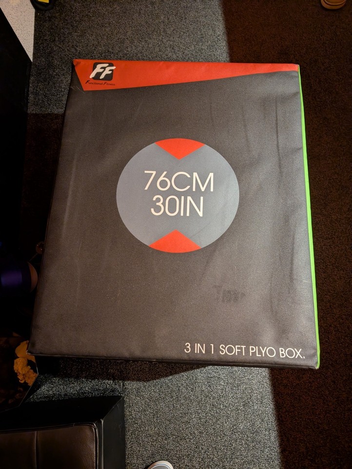 'Functional Fitness' 3 In 1 Soft Plyo Jump Box. Gym Gymnastics Workout ...