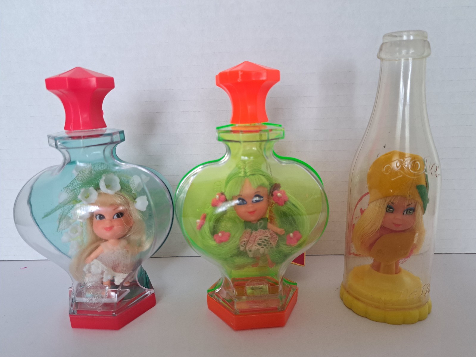 Liddle Kiddle KOLOGNE/KOLA Dolls W Bottles Lot of 3 1967 | eBay