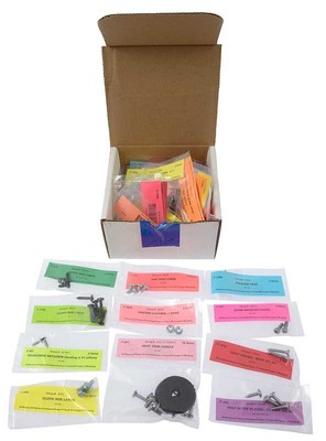 1964-66 Mustang Coupe Standard Interior 236 Piece Interior Fastener Set ...