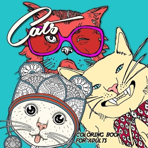 Monsoon Publishing Cats Coloring Book for Adults (Tascabile ...