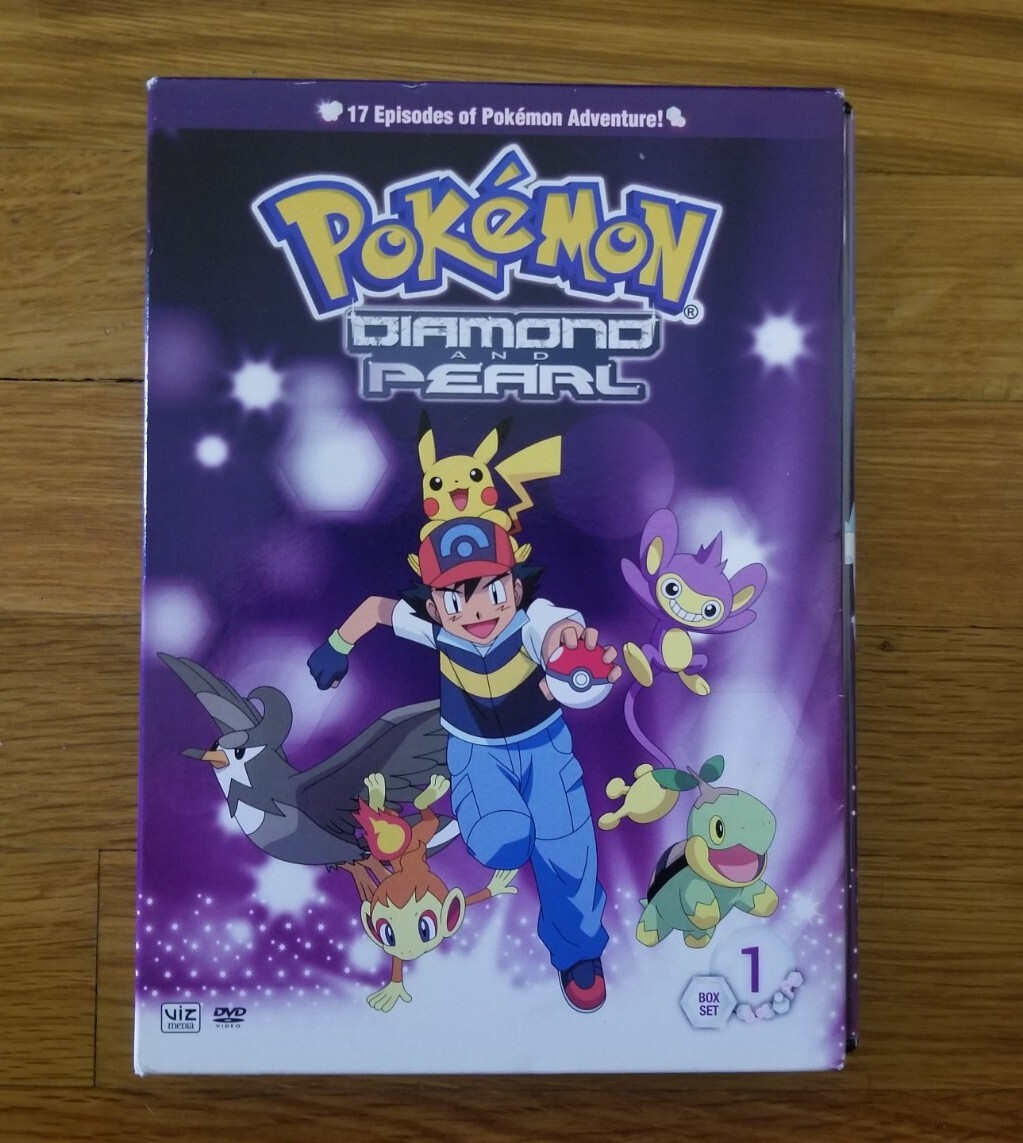 Pokemon Diamond Pearl - Box Set 1 (DVD, 2008, 2-Disc Set) 782009239017 ...