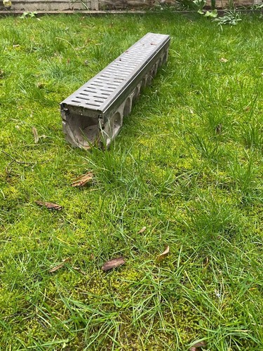 ACO MultiDrain M100DS Vienite D400 Stainless Steel Rails Channel Drain ...