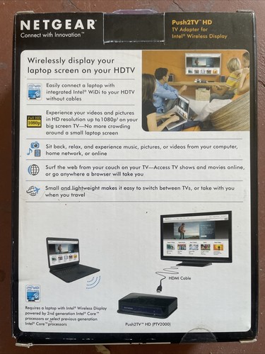 NETGEAR Push2tv HD TV Ptv2000 Adapter for sale online | eBay