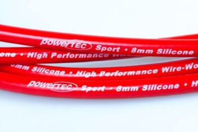 RED 8MM PERFORMANCE HT LEADS FITS 80/100 COUPE/QUATTRO/A6 2.0i 16v DOHC ...