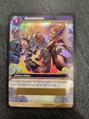 World of Warcraft TCG - Unscratched Loot Card - Slashdance | eBay
