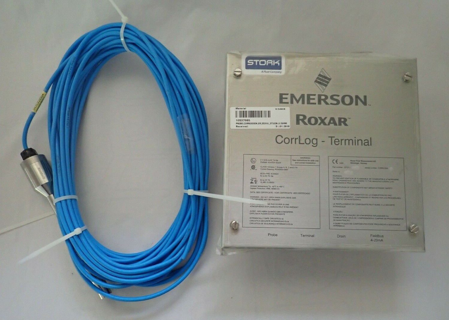EMERSON 22721 ROXAR CORRLOG CORRLOGI-30 22721-TERM CORROSION MONITOR ...