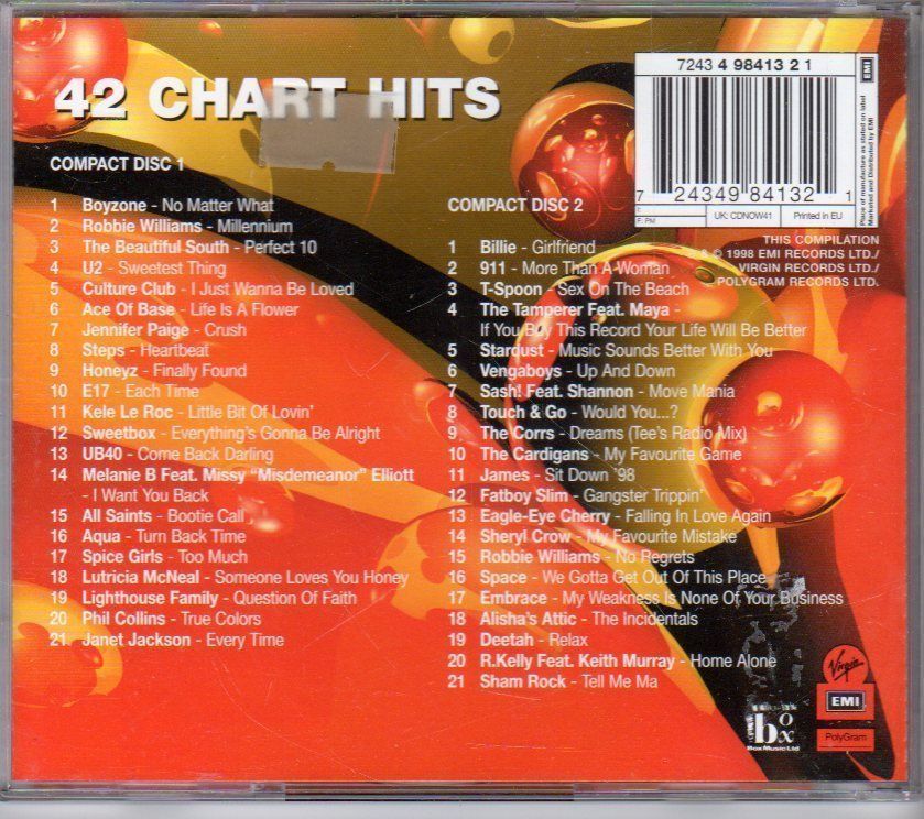 Various Artists - Now That's What I Call Music Vol.41 (1998) for sale ...