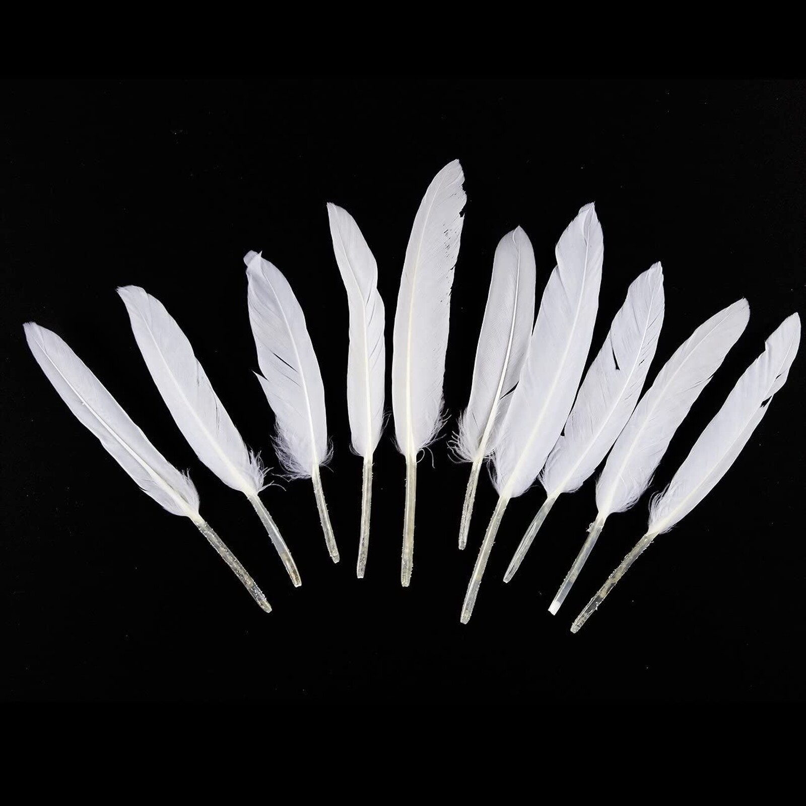 100 Piece Goose Feathers, Natural Feathers for DIY Crafts, DIY, Wedding ...