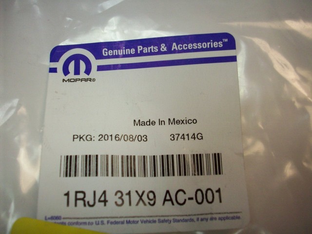 OEM Mopar 2011-2018 Jeep Wrangler Front Inner Seat Belt Left LH ...