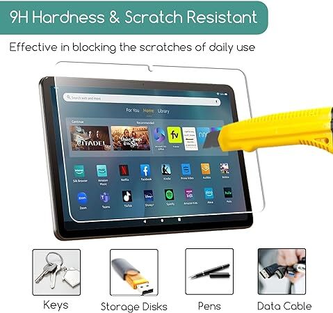 Max 11 Screen Protector Tempered Glass Screen Protector for Amazon 2 ...