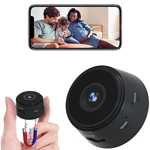 Mini Spy Camera,Wireless WiFi Hidden Camera 1080P Full HD,Small Cameras ...