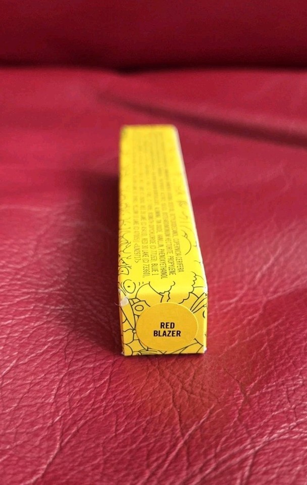 MAC Cosmetics The SIMPSONS Lipglass Lip Gloss RED BLAZER NIB!💄 | eBay