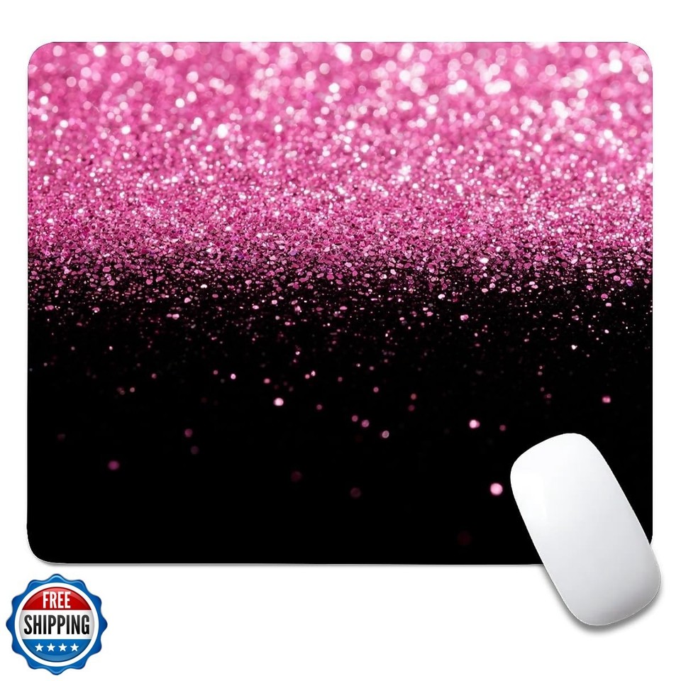 Square Mouse Pad Pink Dream Spot, Personalized Premium-Textured Custom ...