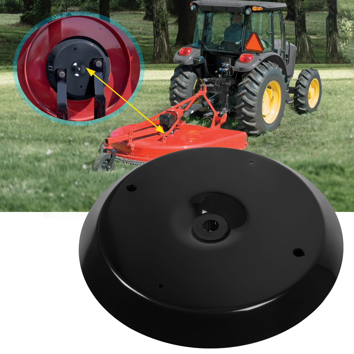 75HP Blade Pan Stump Jumper For Bush Hog Rotary Cutters Steel #66501 | eBay