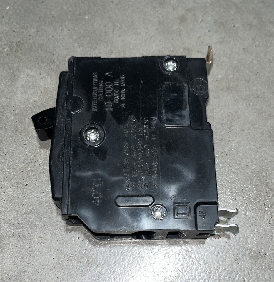 Square D TIPO QOB 20A Single-Pole Bolt-On Circuit Breaker 10kA Q0B *NEW ...