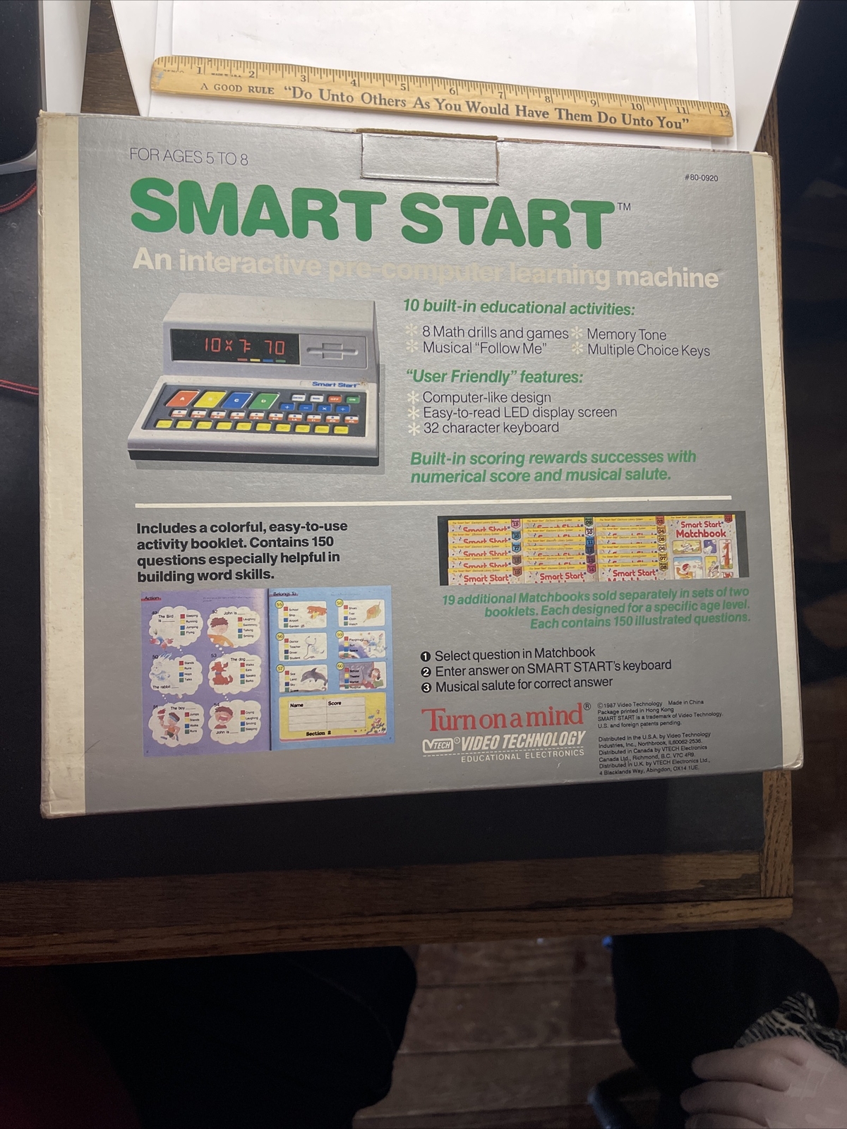 VTech Smart Start Interactive Pre Computer Learning Machine1988 for ...