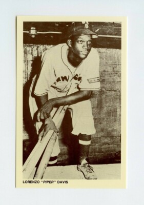 #TN233241 LORENZO PIPER DAVIS Limited Edition Negro League Baseball ...