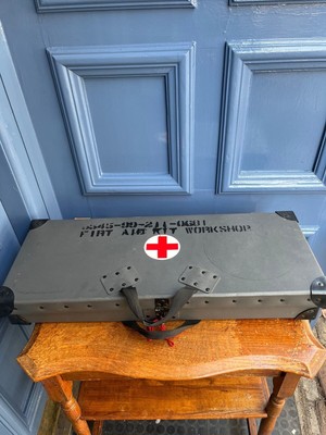 Military Workshop First Sid Kit In Case Full With All Interior Fittings ...