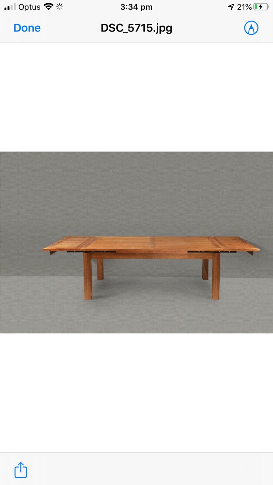 HALIFAX END EXTENSION DINING TABLE 150 - 250CM BLACKWOOD TIMBER NATURAL ...