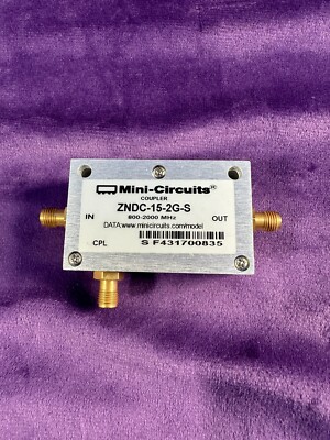 Mini-Circuits ZNDC-15-2G-S 15 dB Directional Coupler, 800 - 2000 MHz ...