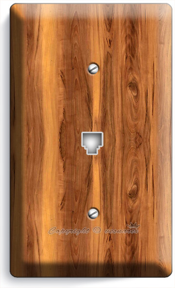 WALNUT WOOD GRAIN STYLE LIGHT SWITCH OUTLET WALL PLATE HOME OFFICE HD ...