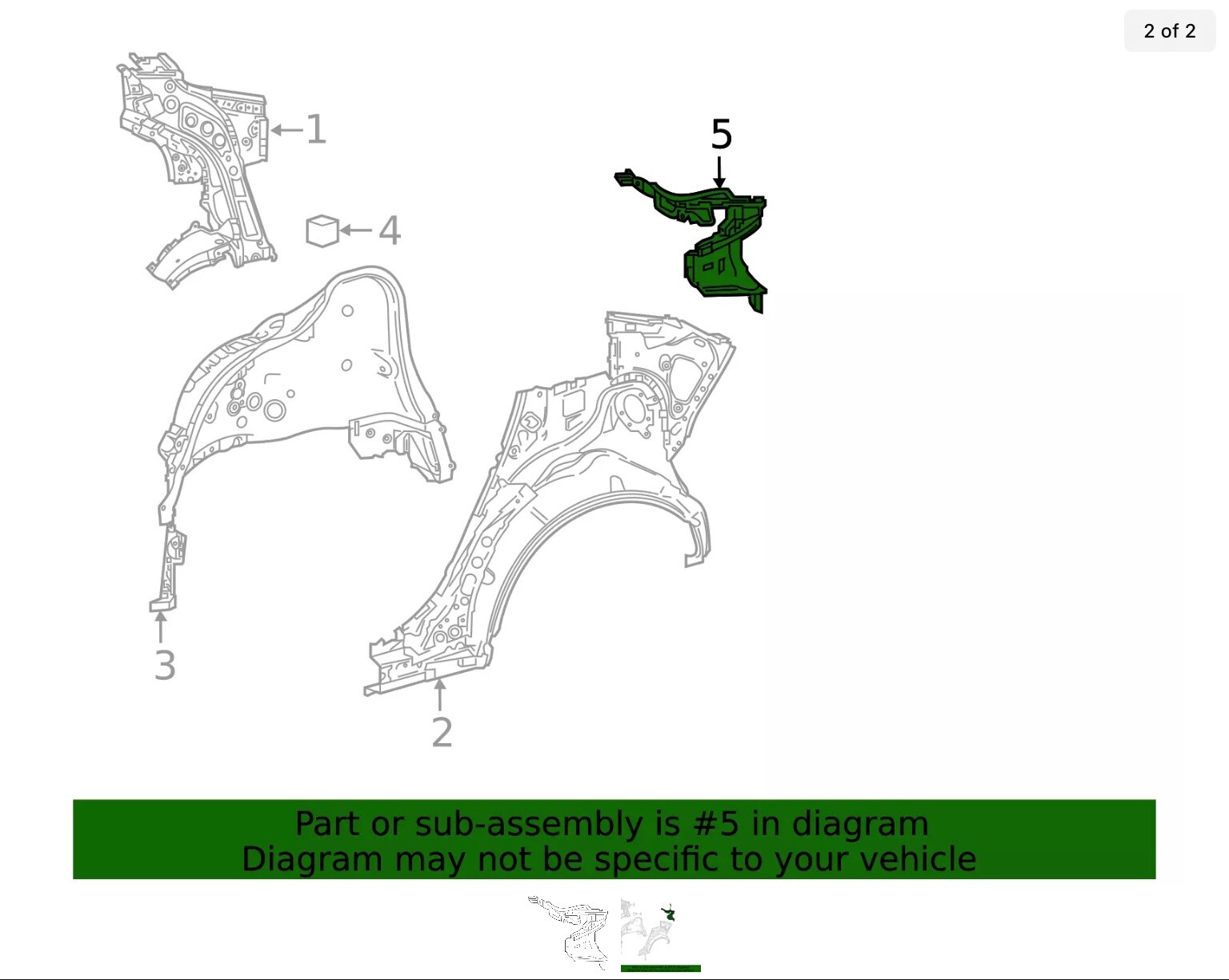 2018-2020 Toyota Camry Tail Lamp Pocket 61698-06909 | eBay