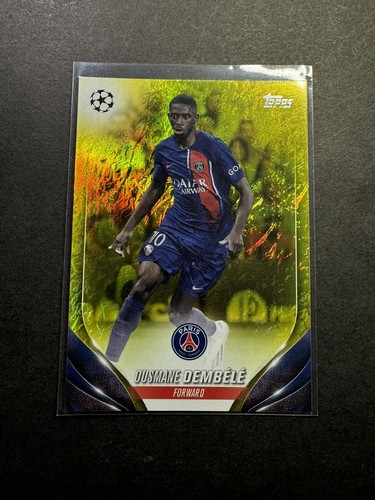2023-24 Topps UEFA Jade Edition /50 Ousmane Dembele #69 Gold Foil | eBay